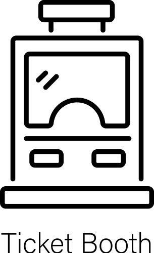 Ticket Booth Icon Vector Images (over 1,800)