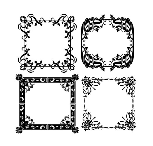 Small frame and pattern Royalty Free Vector Image