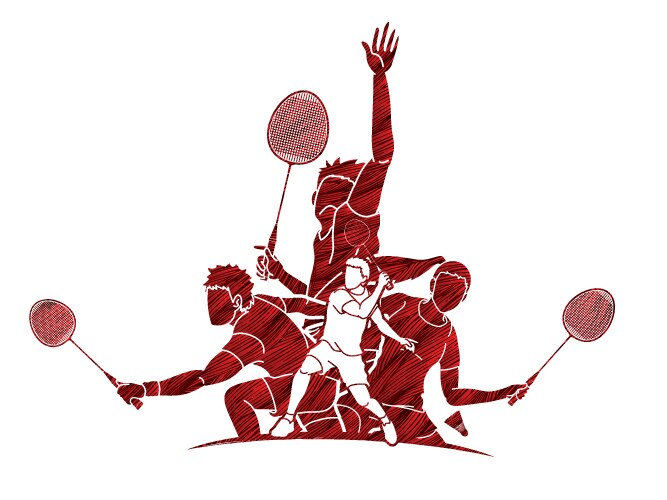 Badminton Cartoon Vector Images (over 2,300)