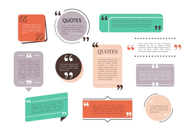 Pull Quote Vector Images (over 170)