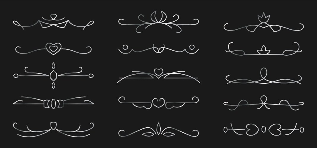 Fancy Underline Vector Images (over 110)