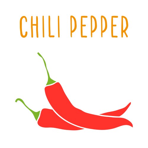 Red hot chili peppers symbol and sign Royalty Free Vector