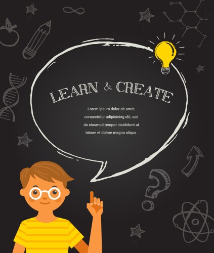 Abstract education background growth tree concept Vector Image