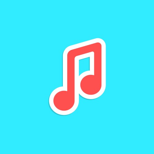 Red Musical Note Vector Images (over 7,400)