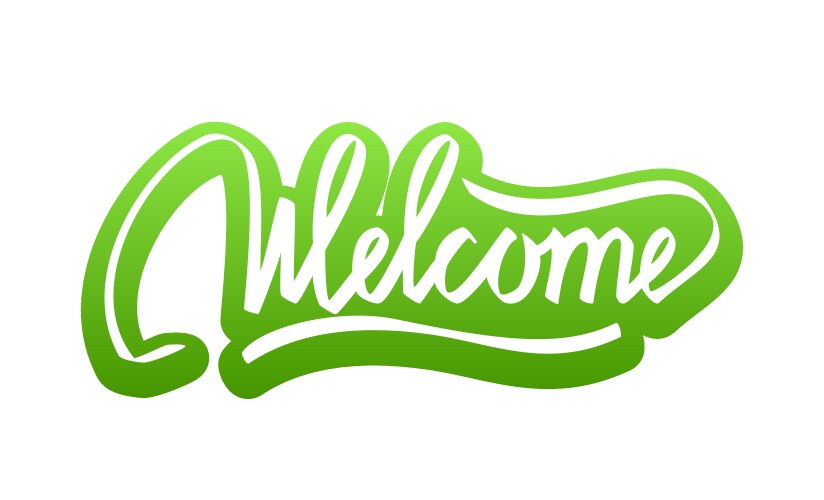 Hand Lettering Welcome Vector Images (over 6,800)