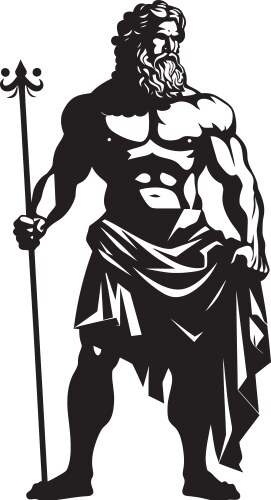 Legendary warrior iconic emblematic symbol mythic Vector Image
