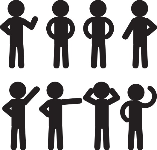 Cute Stick Figure Vector Images (over 3,100)