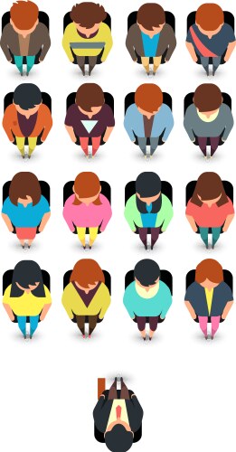 People icons for your design Royalty Free Vector Image