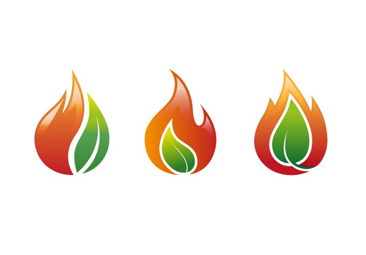 Creative gear leaf agricultural technology logo Vector Image