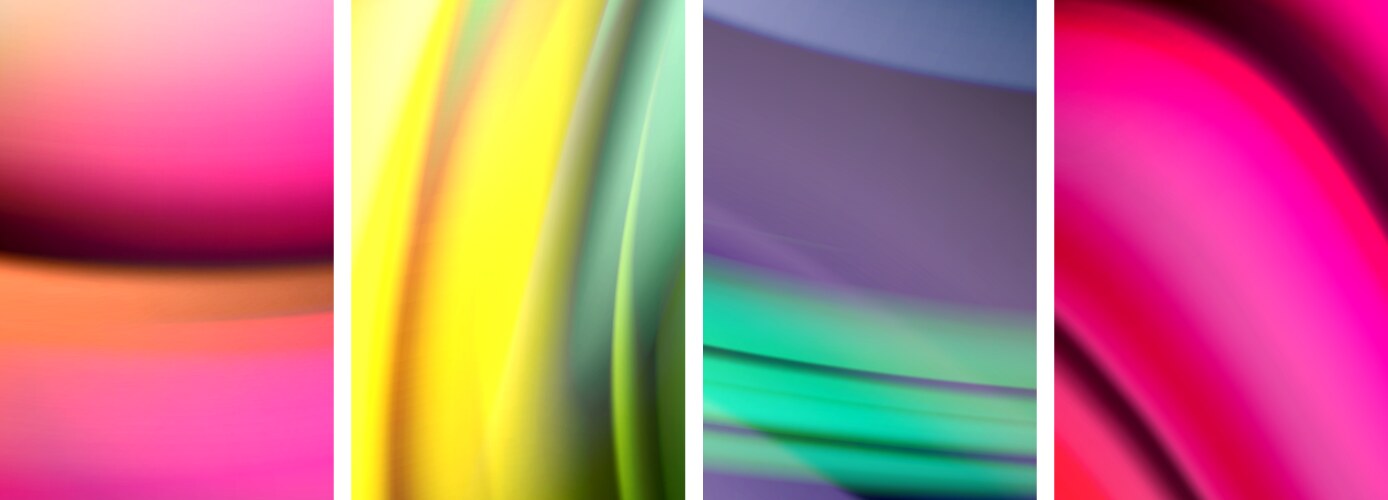 Blurred color line backgrounds Royalty Free Vector Image