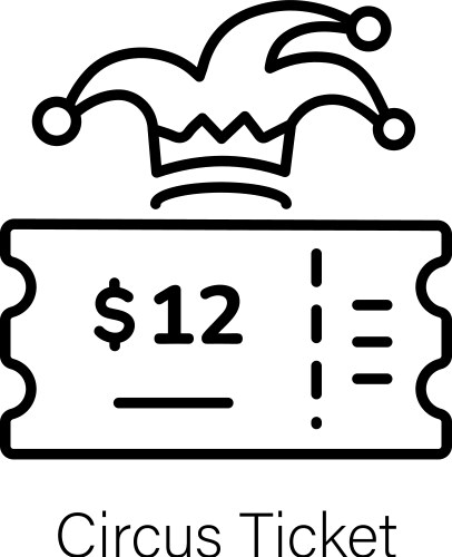 Ticket gate Royalty Free Vector Image - VectorStock