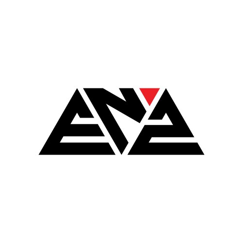 Enz logo letter design – Royalty-Free Vector | VectorStock