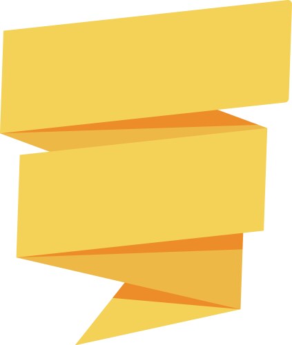 Red yellow promo tag template blank banner label Vector Image