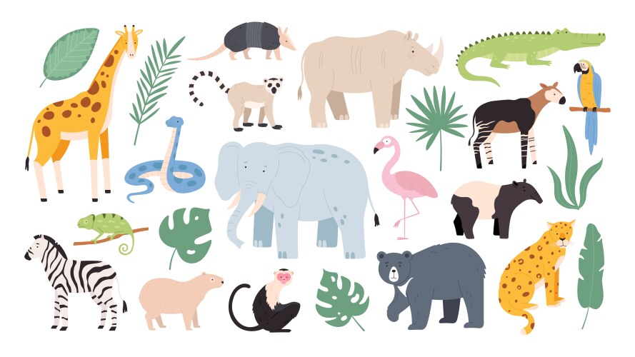 Wild Animals Vector Images (over 800,000)