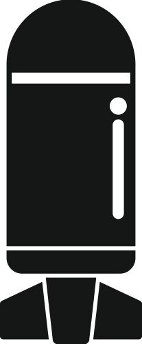 Air bomb icon military weapon dropping from sky Vector Image