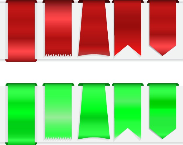 Cartoon kawaii bookmarks with animals Royalty Free Vector