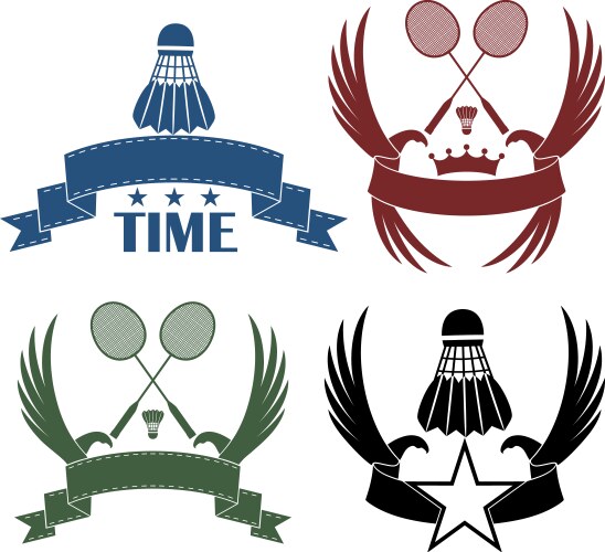 Badminton Royalty Free Vector Image - VectorStock