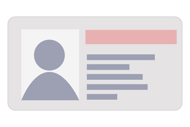 Driver license Royalty Free Vector Image - VectorStock