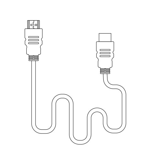 Hdmi port symbol Vector Images & Graphics for Commercial Use | VectorStock