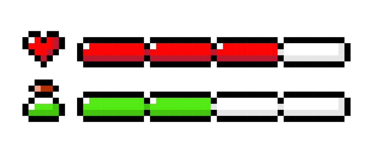 Game Pixel Health Bar Vector Images (over 270)