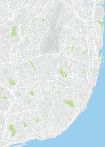 City Map Lisbon Vector Images (over 200)