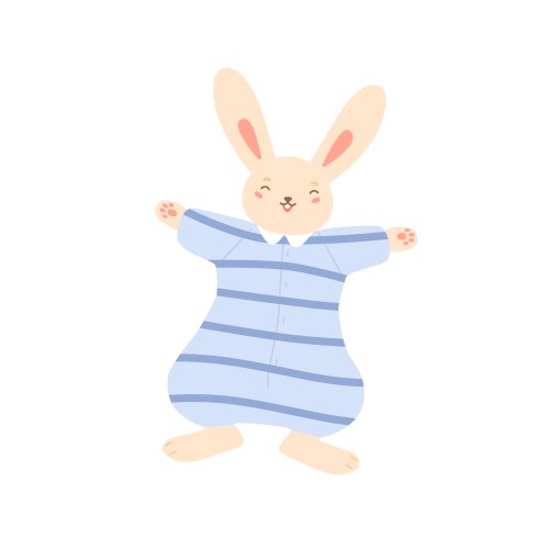 Cute easter rabbit Royalty Free Vector Image - VectorStock