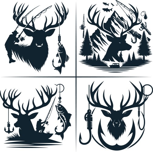 Tiki fishing Royalty Free Vector Image - VectorStock