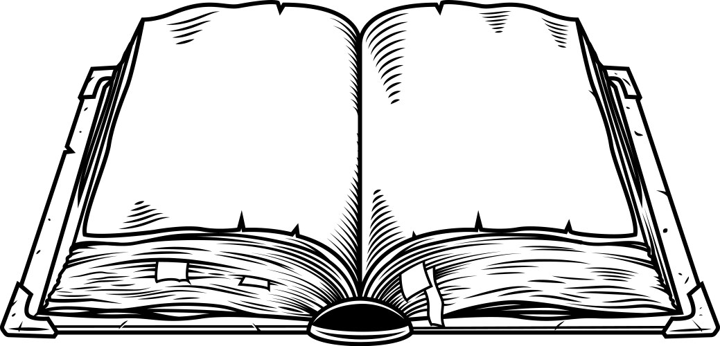 Open book Royalty Free Vector Image - VectorStock