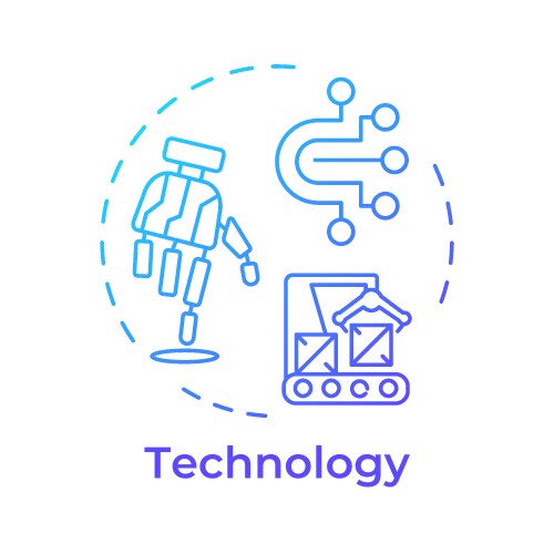 Adaptive learning in ai education concept icon Vector Image