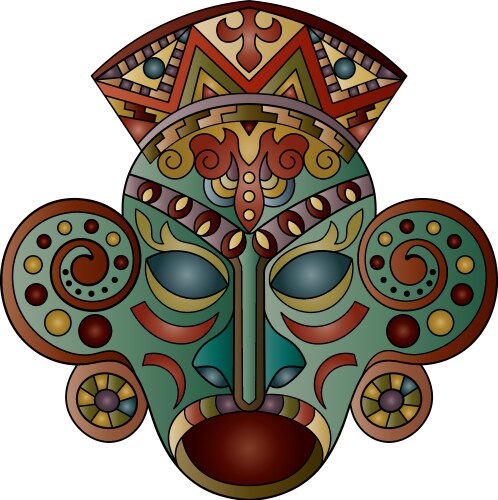Ethnic tribal mask Royalty Free Vector Image - VectorStock