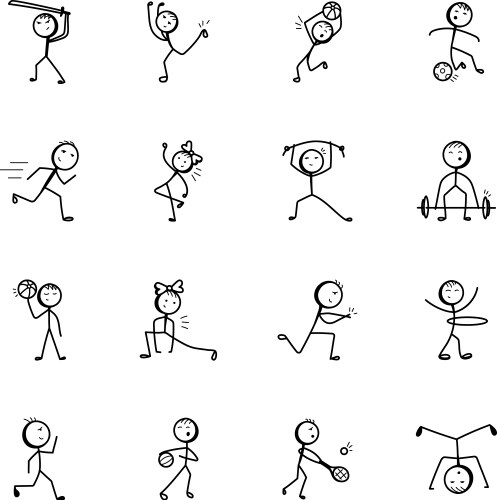 Beach Stick Figures Vector Images (over 290)