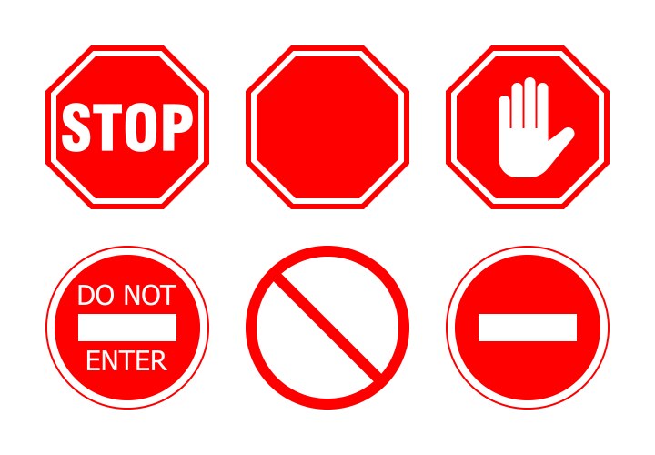 Stop Vector Images (over 340,000)