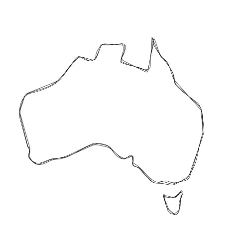 Simple Australia Map Vector Images (over 4,400)