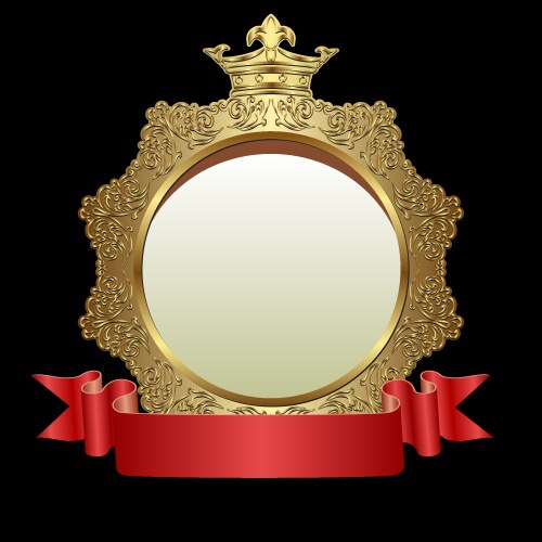 Golden frames Royalty Free Vector Image - VectorStock