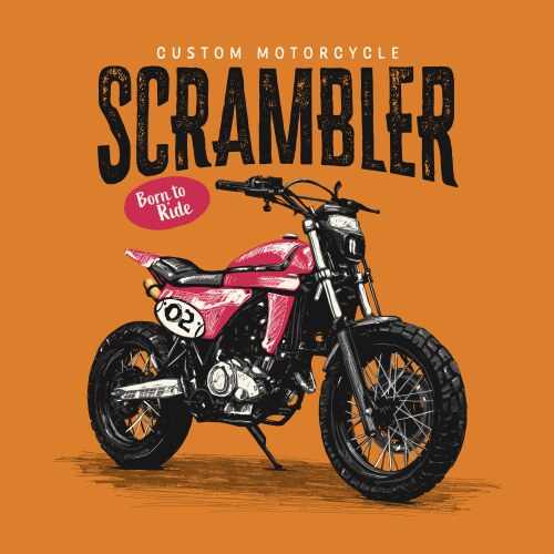 Custom Motorcycle Vector Images (over 9,300)