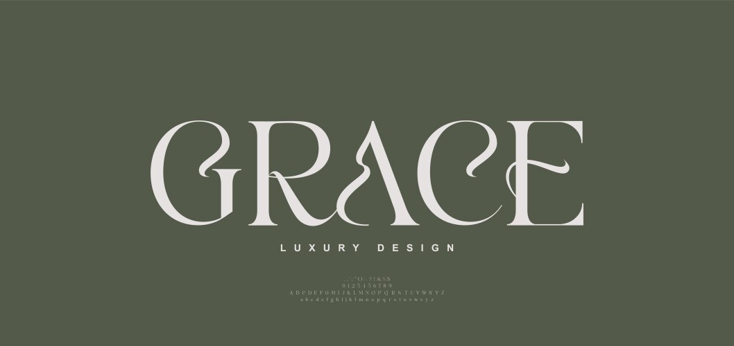 Grace Calligraphy Lettering Vector Images (over 1,100)