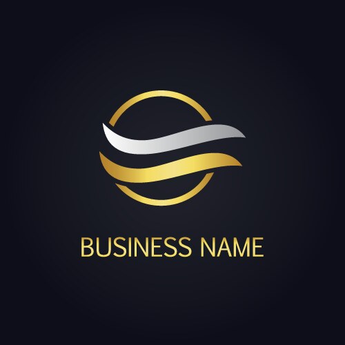 Check mark approved gold logo Royalty Free Vector Image