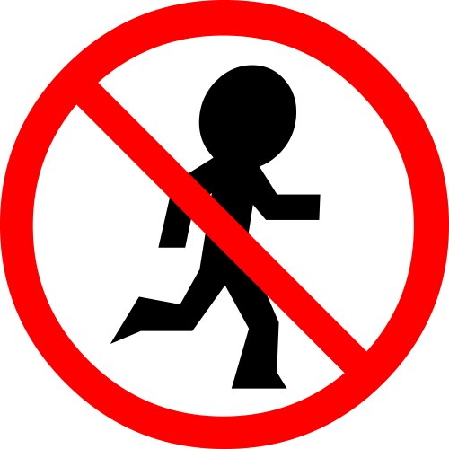 No Running Clipart 5,966 No Running Icon Images, Stock Photos, And