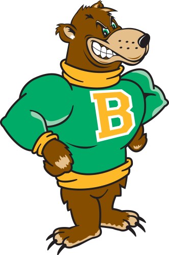 Bear and burger Royalty Free Vector Image - VectorStock