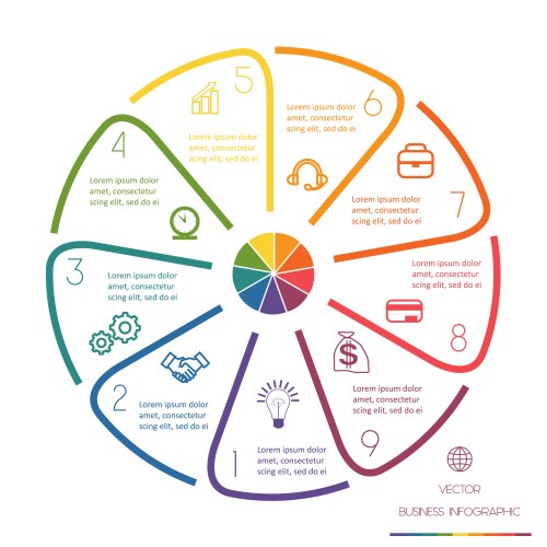 Infographic Nine Vector Images (over 4,600)