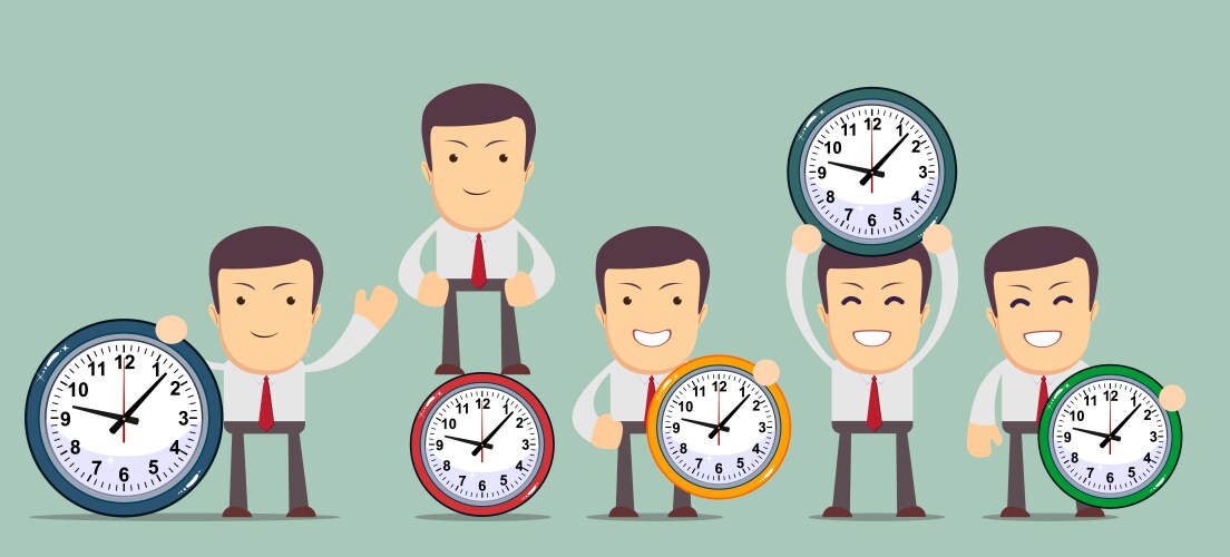 Stickman Clock Vector Images (94)