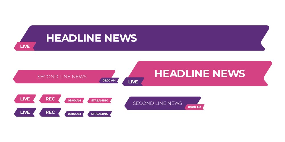 Breaking News Header Template Vector Images (over 700)