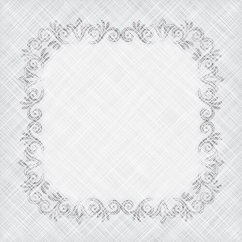 Background with traditional patterned frame Vector Image