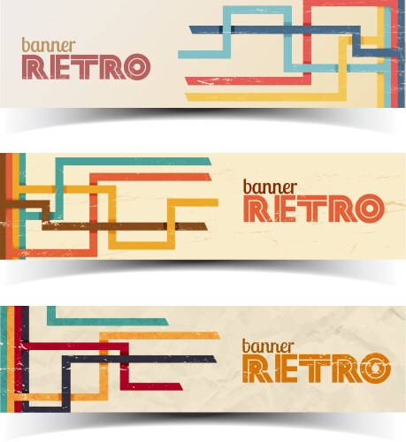 Retro signs Royalty Free Vector Image - VectorStock