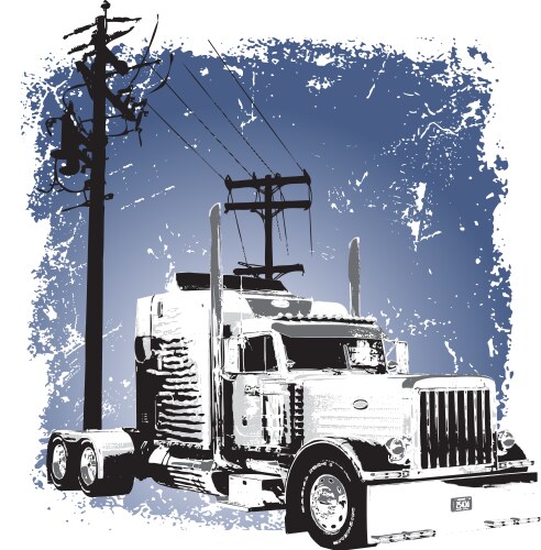 Crusher monster truck Royalty Free Vector Image