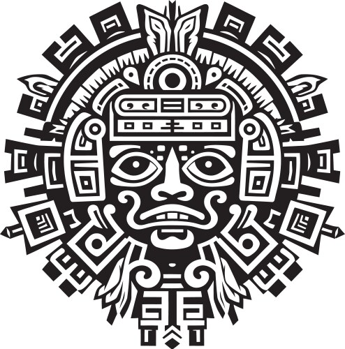 Aztec Glyphs Vector Images (over 650)
