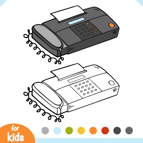 Color number for children father and daughter Vector Image