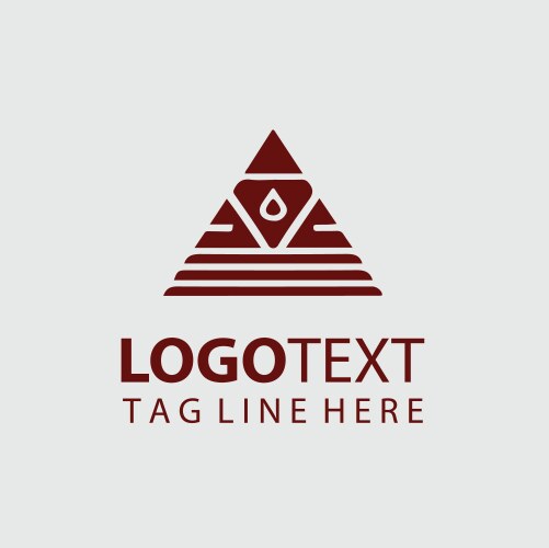 Pyramid logo Royalty Free Vector Image - VectorStock