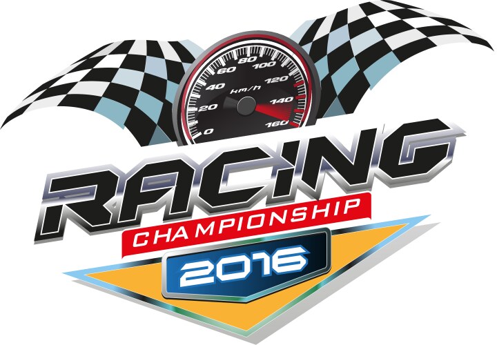 Speed race logo event Royalty Free Vector Image