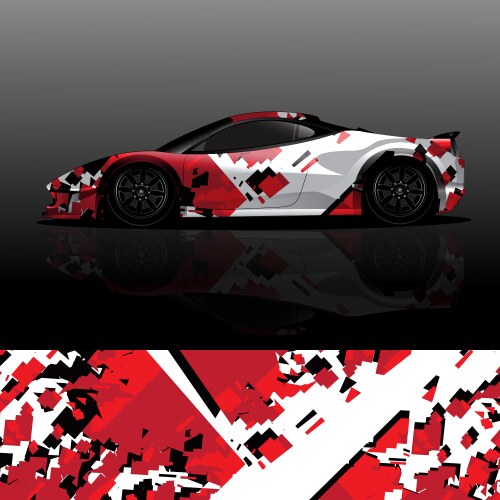 Car wrap design Royalty Free Vector Image - VectorStock